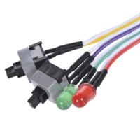 China ATX Power Switch Cable Set with LED Indicators - 50cm Length for PC Case Motherboard Reset and Power Control for sale