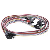 China ATX Power Switch Cable Set with LED Indicators - 50cm Length for PC Case Motherboard Reset and Power Control for sale