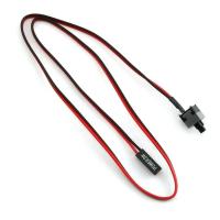 China 2-Pin ATX Power Reset Switch Cable 50cm for PC Case Motherboard with Push Button Connector for sale