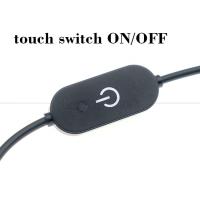 China 12V DC Power LED Dimmer Switch Cable with 5.5x2.1mm Barrel Jack, 25cm Length, 2A Current Rating for sale