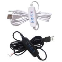 China 5V USB Dimmer Cable with 2A Charging for LED Strip Lighting - 1m/2m Length Options for sale