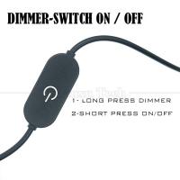 China 5V 2A Stepless Touch Dimmer Controller with 1m USB Cable for LED Strip Lighting Systems for sale