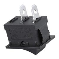 China Black 2 Pin Snap In ON OFF Boat Rocker Switch 10A 125V AC 6A 250V AC for sale