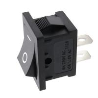 China Black 2 Pin Snap In ON OFF Boat Rocker Switch 10A 125V AC 6A 250V AC for sale