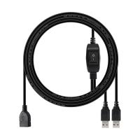 China USB 3.0 Y Splitter Cable 1 Female to 2 Male Printer Sharing Switch 1.5M for sale