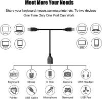 China USB 3.0 Y Splitter Cable 1 Female to 2 Male Printer Sharing Switch 1.5M for sale