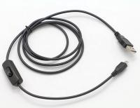 China High Quality 1M ON OFF Controller Micro B to USB A Extension Cable with Switch for LED Lamp for sale