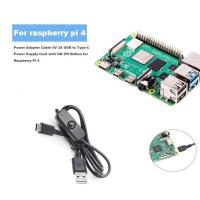 China 1m 5V 3A USB Type C Cable with ON OFF Switch for Raspberry Pi for sale