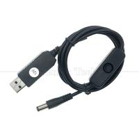 China 5V USB to 12V 9V DC Booster Cable with ON OFF Switch 5.5x2.1mm for Router Fan LED Strip for sale