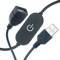 China 5V USB Touch Switch LED Dimmer Cable 1m Male to Female Stepless Controller for Strip Light Board for sale