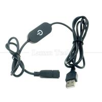 China 5V USB Touch Switch LED Dimmer Cable 1m Male to Female Stepless Controller for Strip Light Board for sale