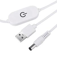 China 5V 2A USB TO dc 5.5*2.1mm adjustable switch remote cable led strip dimmer for lamp light for sale