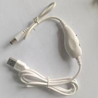 China USB to DC 5.5x2.1mm 12V 0.5A Adjustable Dimmer On Off Switch Cable for LED Light Fan for sale