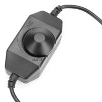 China 12V 24V LED Dimmer Switch Controller Male to Female DC Plug for Strip Rope Lights 5.5x2.1mm for sale