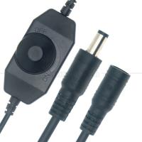 China DC 12V 24V Male to Female Power ON OFF Switch Controller LED Dimmer 6A for Strip Light for sale