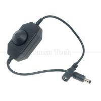 China DC 12V 24V Male to Female Power ON OFF Switch Controller LED Dimmer 6A for Strip Light for sale
