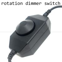 China DC 12V 24V Male to Female Power ON OFF Switch Controller LED Dimmer 6A for Strip Light for sale