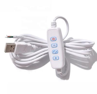 China 5V LED USB ON OFF Switch Cable Dimmer for Lamp for sale