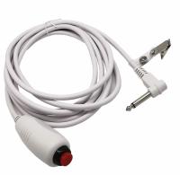 China Custom 6.35mm Single Button Nurse Call Cable with Clip for Nurse Station System for sale