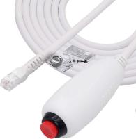 China Custom RJ11 6Pin 4Core Single Button Nurse Call Cable with Clip 1M for sale