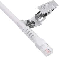 China Custom RJ11 6Pin 4Core Single Button Nurse Call Cable with Clip 1M for sale