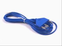 China Custom High Frequency 3 Pin Plug Disposable ESU Pencil Cable 3m Electrosurgical Wire for sale