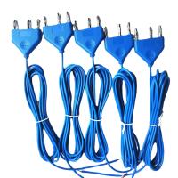 China Custom High Frequency 3 Pin Plug Disposable ESU Pencil Cable 3m Electrosurgical Wire for sale