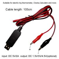 China USB to 1.5V 3V 4.5V Battery Eliminator Cable Replace AA AAA for LED Light Toy for sale
