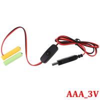 China USB Battery Eliminator 3V 4.5V 6V Replace AA AAA Battery Power Cable for LED Light Electronic Toys for sale