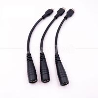 China 5V USB Type C to DC 5.5x2.1mm Power Extension Cable 3A for LED Lamp Fan for sale