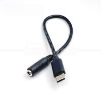 China 5V USB Type C to DC 3.5x1.35mm 5.5x2.1mm Power Charging Extension Cable for LED Lamp Fan for sale