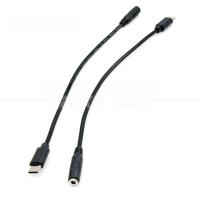 China 5V USB Type C to DC 3.5x1.35mm 5.5x2.1mm Power Charging Extension Cable for LED Lamp Fan for sale