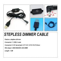 China USB to DC Jack Stepless Dimmer for LED Light Strip for sale