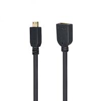 China Mini HDMI Male to HDMI Female Waterproof Extension Cable 1m 2m for Car Boat Truck Motorcycle for sale