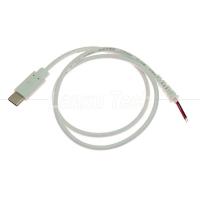China Custom USB Type C Male Female to Bare Wire Pigtail End Charger Cable 1m for sale