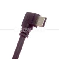 China 90 Degree Right Angle Fast Charging 2A USB 2.0 to Type C Data Charger Extension Cable for sale