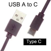China Short Fast Charging USB to Type C Cable 1A 2A 30cm for Power Bank Fan for sale