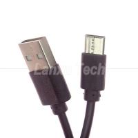 China Short Fast Charging USB to Type C Cable 1A 2A 30cm for Power Bank Fan for sale