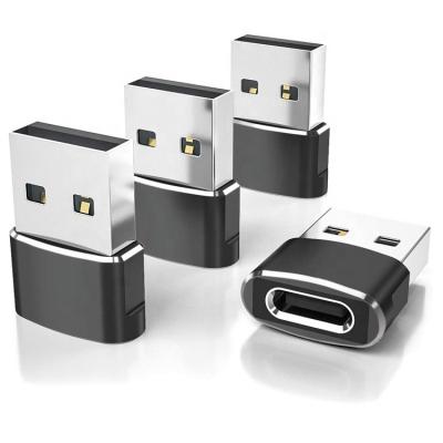 China USB C Female to USB Male Adapter 480Mbps Metal Shell Multi Colors for Laptop Mobile for sale