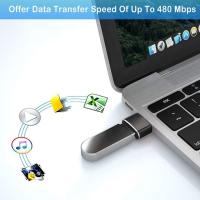 China USB C Female to USB Male Adapter 480Mbps Metal Shell Multi Colors for Laptop Mobile for sale