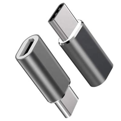China Metal Shell Micro USB Female to USB C Male OTG Converter Adapter 480Mbps for sale