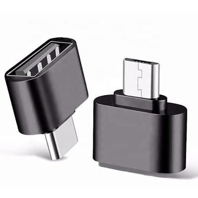 China Mini Portable Micro USB OTG Adapter Micro B Male to USB A Female for Phone Laptop for sale