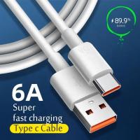 China 6A Super Fast Charging Type C USB Cable with 1m/2m/3m Length Options for Mobile Phones for sale