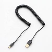 China Custom 1M 2M 3M Fast Charging Spring  Coiled Spiral USB Type C Cable for sale