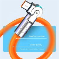 China 120W 6A Fast Charging USB Cable with 180° Rotating Connectors - 1m/2m Length for Android Phones for sale