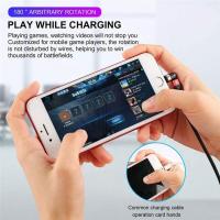China 3 in 1 Magnetic USB Charging Cable 540 Degree Rotation 2.4A Fast Charging Braided for sale