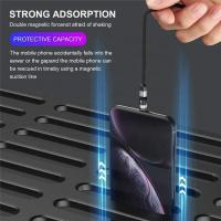 China 3 in 1 Magnetic USB Charging Cable 540 Degree Rotation 2.4A Fast Charging Braided for sale