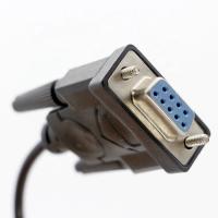 China CUSTOM 90 Degree Right Angle Mini B USB to Female DB9 RS232 Serial Cable for sale