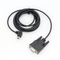 China CUSTOM 90 Degree Right Angle Mini B USB to Female DB9 RS232 Serial Cable for sale