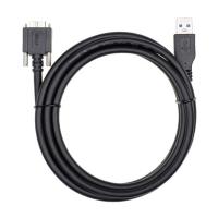 China 5Gbps Screw Locking Panel Mount Micro USB 3.0 to USB A Extension Cable 1m 2m 3m for Industrial Cameras for sale